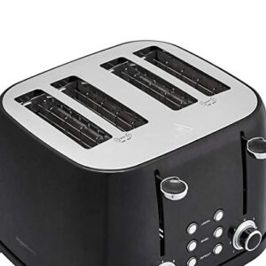 Amazon Basics 4-Slot Toaster - Black