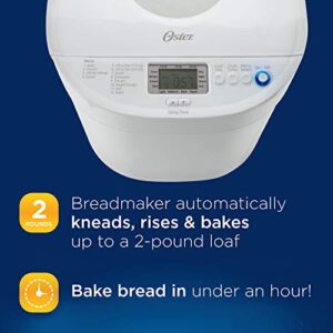 Oster Expressbake Breadmaker, 2-lb. Loaf Capacity, 2 lb, White/Ivory