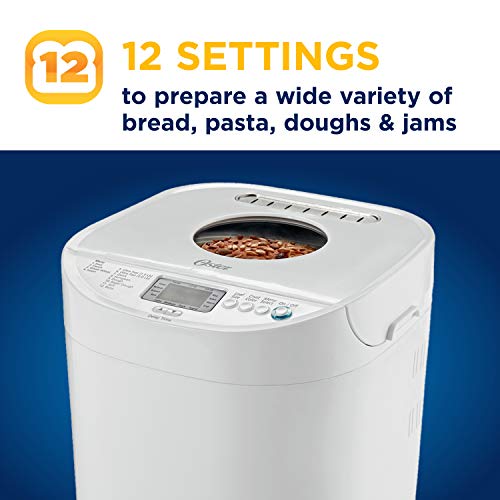 Oster Expressbake Breadmaker, 2-lb. Loaf Capacity, 2 lb, White/Ivory