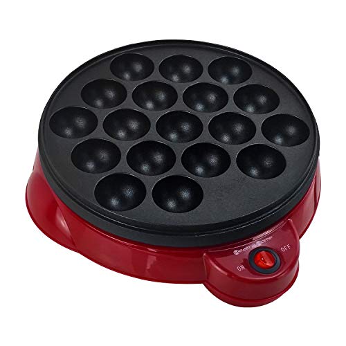 Health and Home Electric Takoyaki Maker With Free Takoyaki Tools - Specialty & Novelty Cake Pans for Takoyaki Octopus Ball, Cake Pop, Ebelskiver, Aebleskiver - Electric Takoyaki Grill -Easy Clean