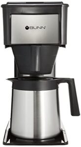 bunn bt bt speed brew 10-cup thermal carafe home coffee brewer, black