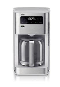 braun kf5650wh pureflavor drip 14 cup coffee maker, white