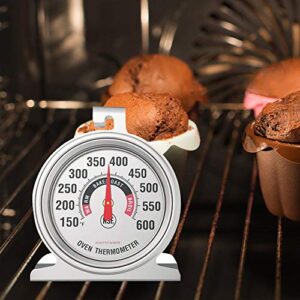 Efeng Large 3" Dial Oven Thermometer for Gas & Electric Oven,Grill Cooking Safety Leave-in- NSF accurately Easy-to-Read Clearly Large Number Shows temperatures for Meat,Grilling or Cake Cooking Oven