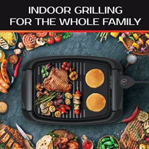 Mueller Ultra GrillPower 2-in-1 Smokeless Electric Indoor Removable Grill and Griddle Combo, Nonstick Plate, with Adjustable Temperature, 120V