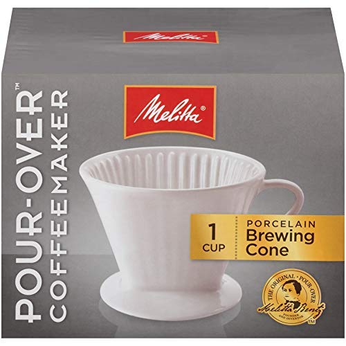 Melitta Porcelain #2 Cone Brewer, White