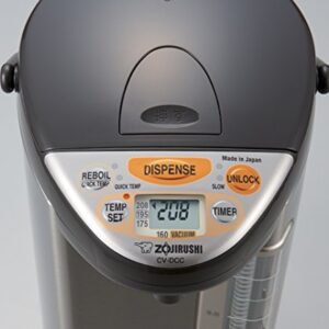 Zojirushi America CV-DCC50XT VE Hybrid Water Boiler And Warmer, 5-Liter, Stainless Dark Brown