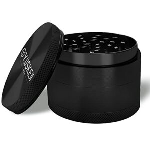 grinder 2.5 inch,multipurpose spice grinder(black),reusable herb grinder