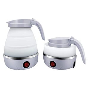 updateclassic,portable travel foldable electric kettle collapsible water boiler for coffee tea fast water boiling pot 110v