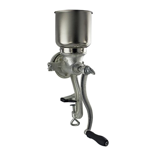 CHARD GM-150 Grain Mill, Tin Coated Cast Iron,Silver