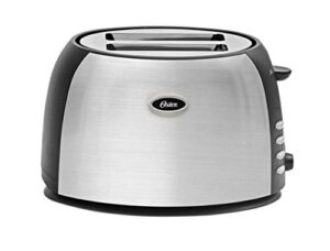 oster 2 slice toaster, brushed stainless steel (tsstjc5bbk)