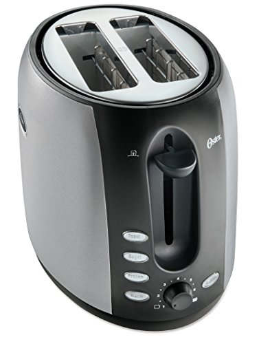 Oster 2 Slice Toaster, Brushed Stainless Steel (TSSTJC5BBK)