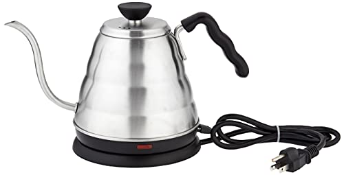 Hario V60 "Buono" Drip Kettle Electric Gooseneck Coffee Kettle 800 mL, Stainless Steel, Silver