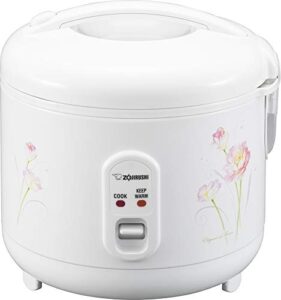 zojirushi ns-rpc10fj rice cooker and warmer, 5.5-cup (uncooked), tulip