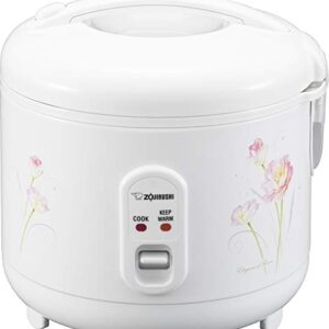 Zojirushi NS-RPC10FJ Rice Cooker and Warmer, 5.5-Cup (Uncooked), Tulip