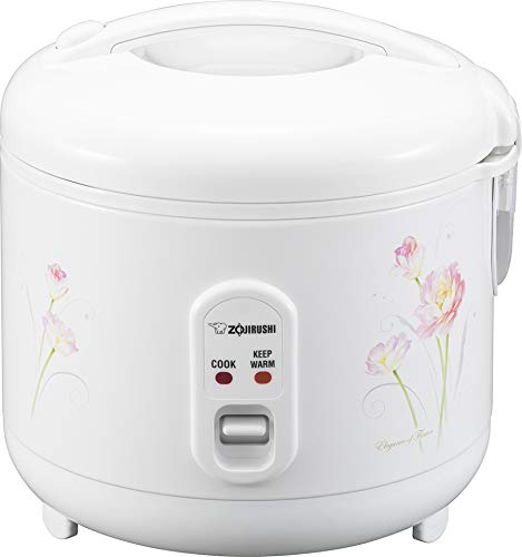 Zojirushi NS-RPC10FJ Rice Cooker and Warmer, 5.5-Cup (Uncooked), Tulip