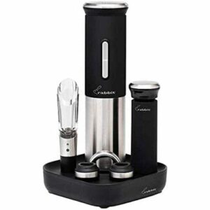 rabbit 8 piece electric wine set