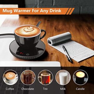 Coffee Mug Warmer, tadpole Mug Warmer for 2-Temp Setting, Electric Candle Cup Warmer with 8H Auto Shut Off, Coffee Warmer for Desk Home Office, Beverage Warmer for Coffee,Milk,Tea,Cocoa (No Cup)