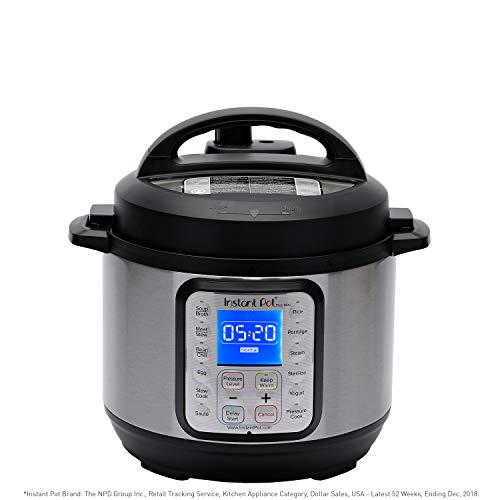 Instant Pot Duo Plus Mini 3 Quart 9-in-1 Electric Pressure Cooker, 15 One-Touch Programs & Tempered Glass Lid, Clear 7.6 Inch, Mini 3 Quart