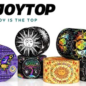 JOYTOP Grinder, 2.5 inch Tree of Life Sun Moon Galaxy Grinder (Black & Green)