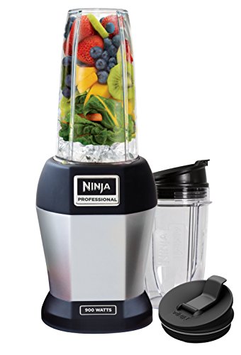 Nutri Ninja Pro Personal Blender with 900 Watt Base and Vitamin and Nutrient Extraction for Shakes and Smoothies with 18 and 24-Ounce Cups (BL450)