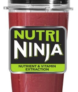 Nutri Ninja Pro Personal Blender with 900 Watt Base and Vitamin and Nutrient Extraction for Shakes and Smoothies with 18 and 24-Ounce Cups (BL450)