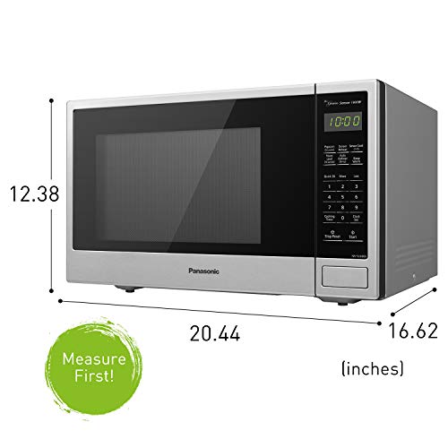 Panasonic NN-SU696S Microwave Oven, 1.3 Cft, Stainless Steel/Silver