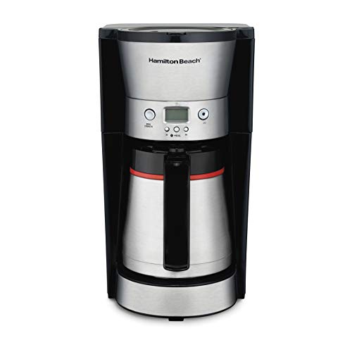 Hamilton Beach (46899A Programmable 10-Cup Thermal Coffee Maker, Stainless steel