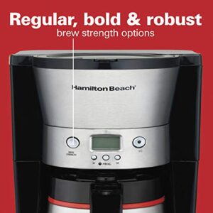 Hamilton Beach (46899A Programmable 10-Cup Thermal Coffee Maker, Stainless steel