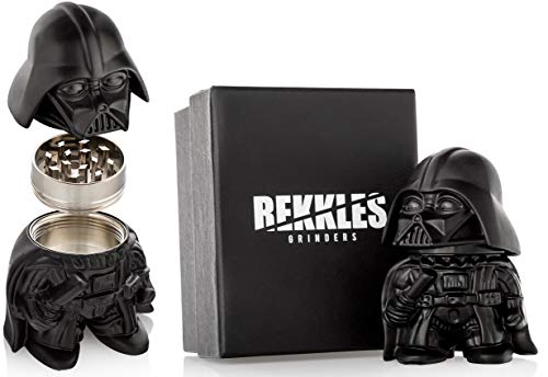 Star Wars Grinder, Darth Vader Spice Grinder, Perfect Size 2" 3-Pieces With Gift Box