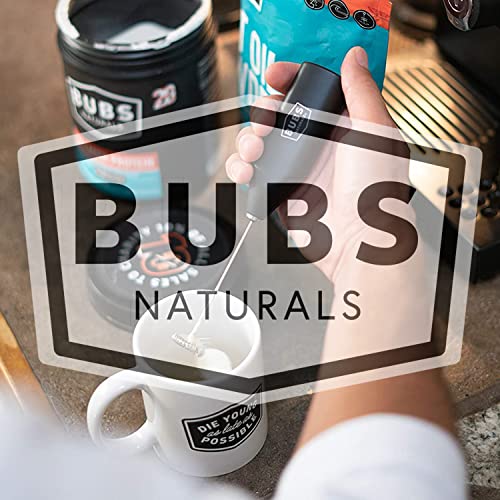 BUBS Naturals Mix Wand - Handheld Milk Frother - Lattes, Coffee, Cappuccino, Frappes, Hot Chocolate Blender - Portable Protein Powder, Omelet, Egg, Shakes, Smoothies Mixer - Food Grade Stainless Steel