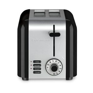 cuisinart cpt-320p1 compact 2-slice toaster, brushed stainless