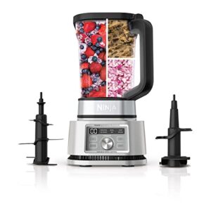 ninja foodi ss201 power blender & processor. 3-in-1 crushing blender, dough mixer, and food processor 1400wp smarttorque 6 auto-iq presets