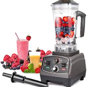 Blender Professional Countertop Blender, 2200W High Speed Smoothie Blender for Shakes and Smoothies, commercial blender with Timer, 68OZ BPA-Free Tritan Jar, Smoothie Maker BATEERUN