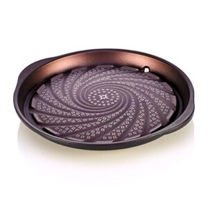 TECHEF - Stovetop Korean BBQ Non-Stick Grill Pan with Agni Portable Gas Stove Burner, Made in Korea