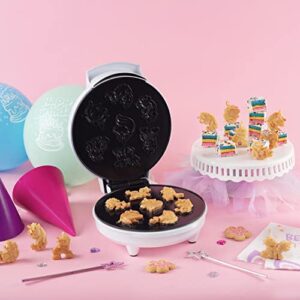 Unicorn Mini Waffle Maker- Creates 7 Different Unicorn Animal Shaped Waffles in Minutes- A Fun and Cool Magical Breakfast for Kids & Adults - Electric Non-Stick Waffler Iron, Fun Gift for Girls