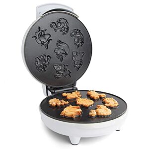 Unicorn Mini Waffle Maker- Creates 7 Different Unicorn Animal Shaped Waffles in Minutes- A Fun and Cool Magical Breakfast for Kids & Adults - Electric Non-Stick Waffler Iron, Fun Gift for Girls