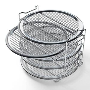 dehydrator rack for 8 qt instant pot air fryer lid, instant pot vortex 10 qt air fryer oven, compatible instant pot accessories air fryer dehydrator rack