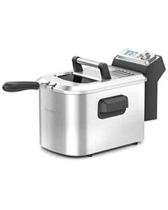 breville bdf500xl smart fryer, brushed stainless steel