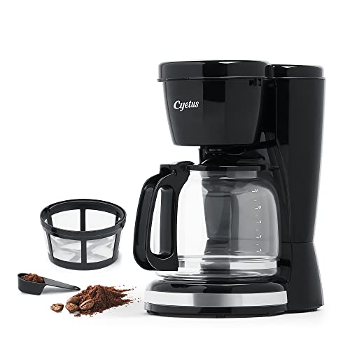 CYETUS 12-Cup Coffee Maker YD-1203, Drip Coffee Brewer Machine, Home Barista