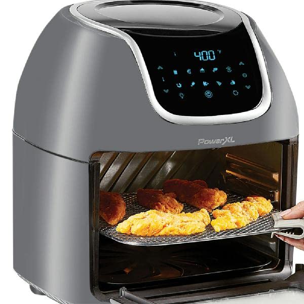 PowerXL 10 QT Vortex Air Fryer Pro Oven, Digital Slate