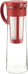 hario ‘mizudashi’ cold brew coffee pot, 1000ml, red