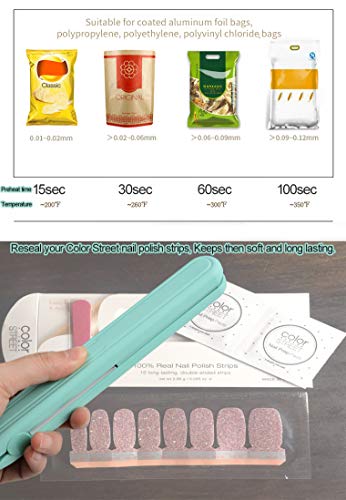 Hand-held Heat Sealer for Food Plastic Bags, Portable Mini Sealing Machine for Mylar Aluminum Foil Packaging Bag