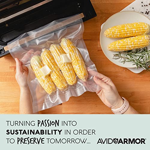 Avid Armor - Vacuum Seal Rolls Combo Set, With 2 Vac Seal Bags for Food (11 inches x 50 ft and 8 inches x 50 ft), Non-BPA Vacuum Sealer Bags, Freezer Vacuum Sealer Bags, Sous Vide Bags Vacuum Sealer