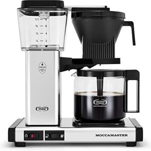 technivorm moccamaster 53941 kbgv select 10-cup coffee maker, polished silver, 40 ounce, 1.25l