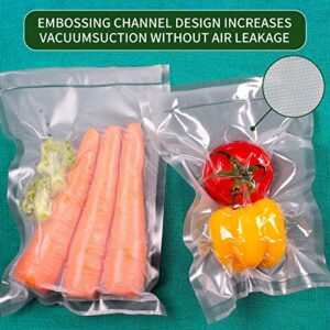 Vacuum Sealer Bags 8" x 50' Vacuum Sealer Rolls for Foods Cut to Size, 2 Packs Vacuum Seal Bags for Food Saver, Seal a Meal, VAC Storage or Sous Vide, BPA Free