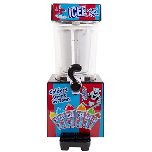 ICEE Slushie Machine. Genuine ICEE Home Countertop Slushie Maker & ICEE Syrup 4-Pack Bundle. Officially Licensed ICEE Merchandise.