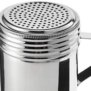 Flavacol Popcorn Season Salt,35 oz. & Winware Stainless Steel Dredges 10-Ounce with Handle