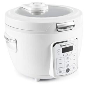 Aroma Housewares Professional 20-Cup(cooked) / 4Qt. Digital Rice Cooker/Multicooker, Automatic Keep Warm and Sauté-then-Simmer Function, white (ARC-1230W)