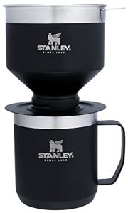 stanley 10-09566-041 the camp aluminum pour over set matte black na, 590l