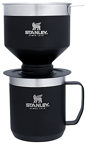 Stanley 10-09566-041 The Camp Aluminum Pour Over Set Matte Black NA, 590L